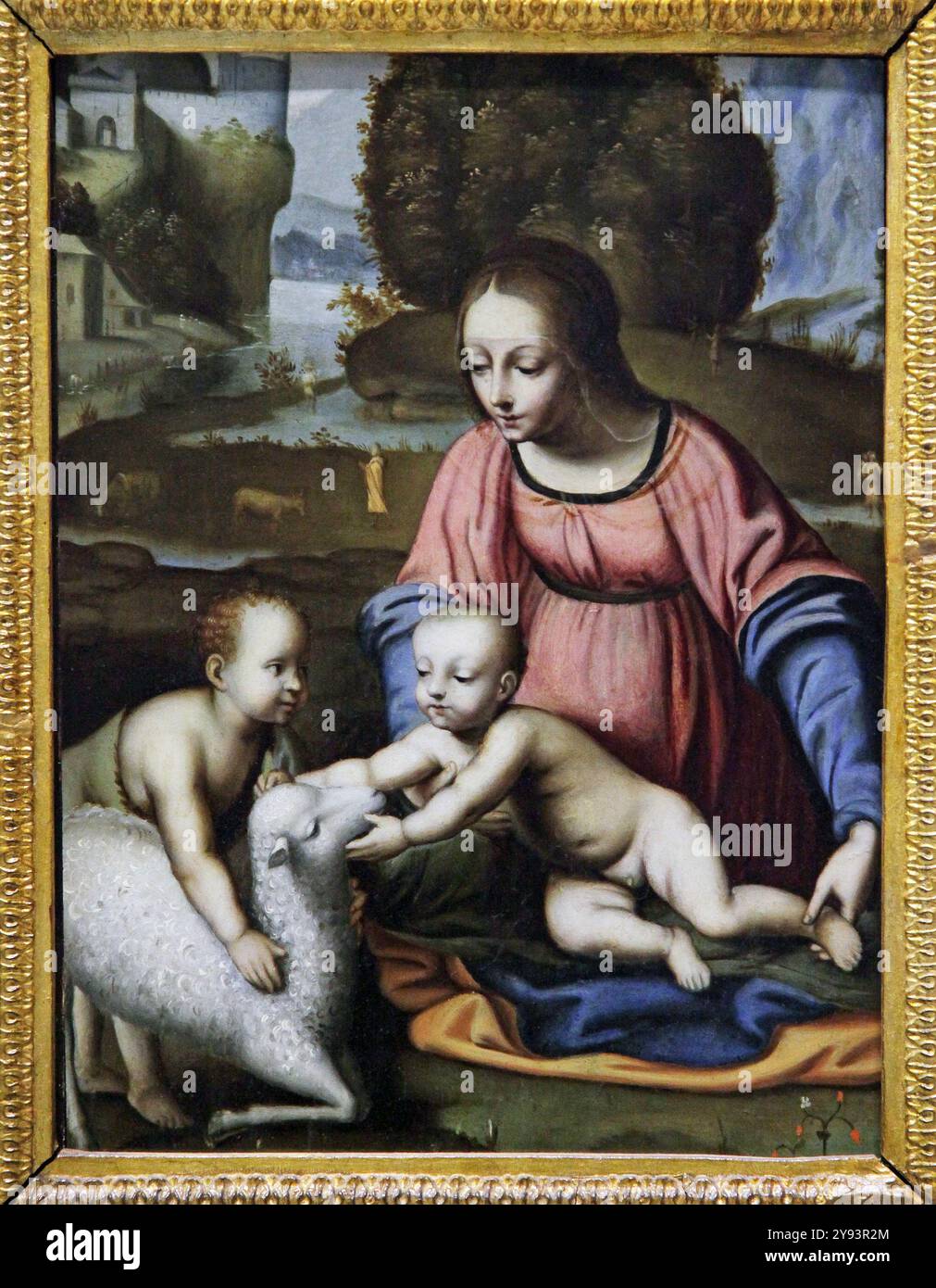 Virgin and Child with young saint john by Bernardino Luini (1480/82 ...