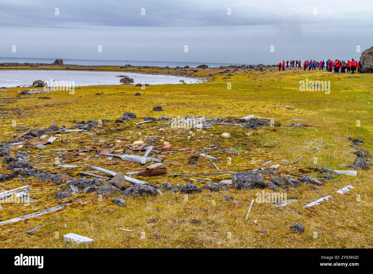 Lindblad Expeditions guests explore Cape Flora on Northbrook Island in ...