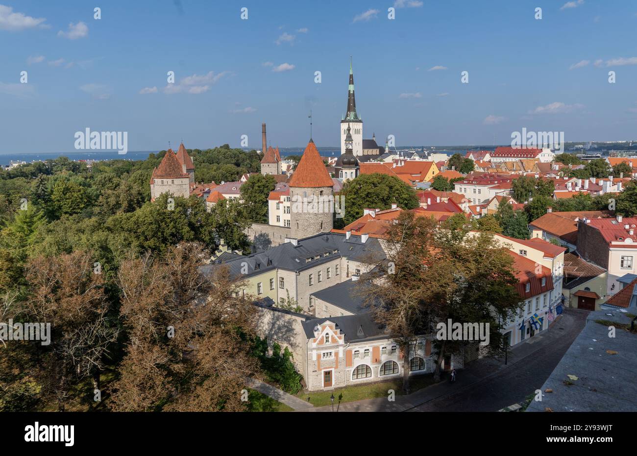 Views of old historical and traditional buildings, Old Town, UNESCO ...
