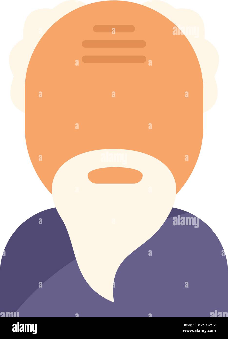 Old chinese man white beard Stock Vector Images - Alamy