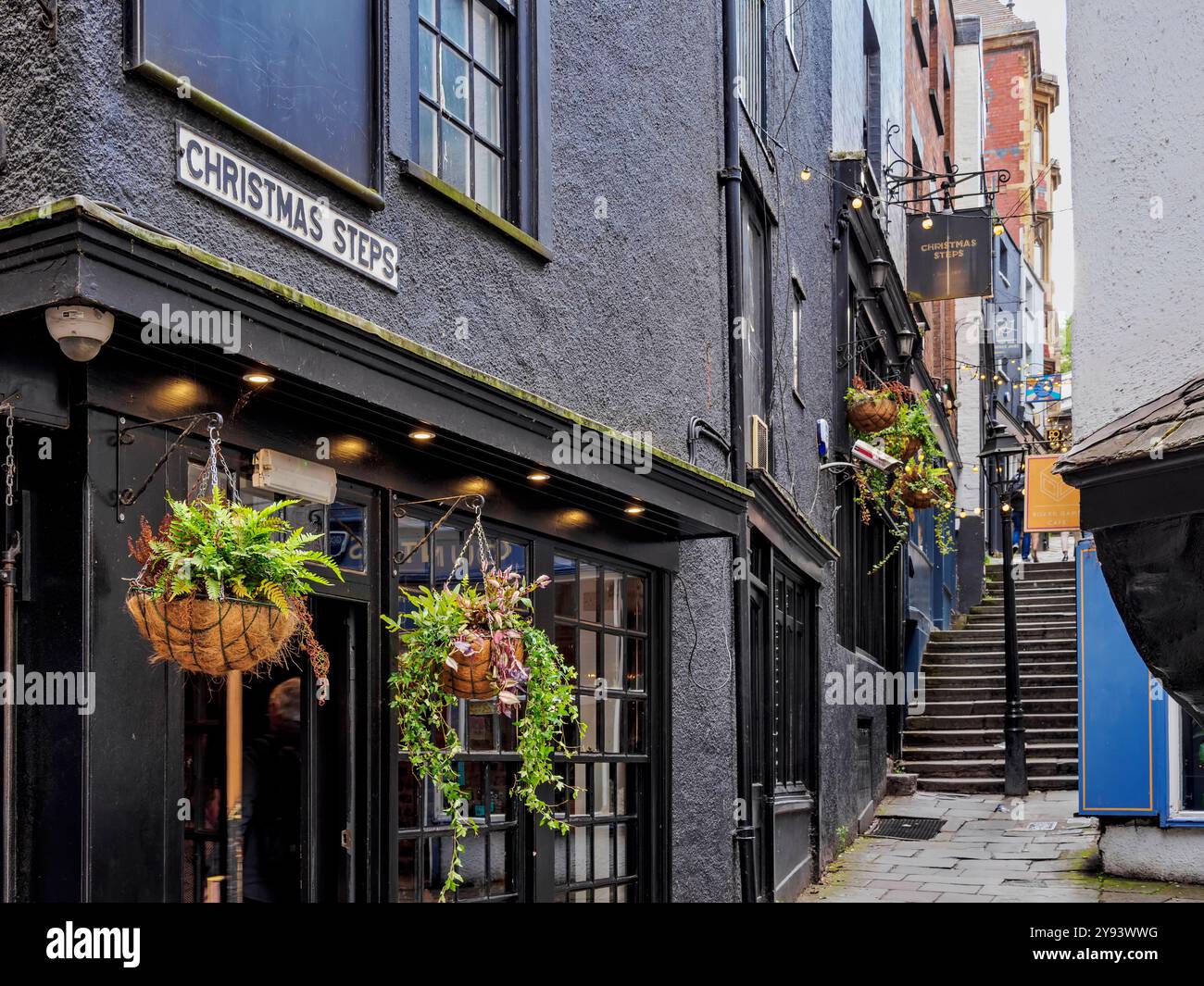 Christmas Steps, Bristol, England, United Kingdom, Europe Stock Photo ...