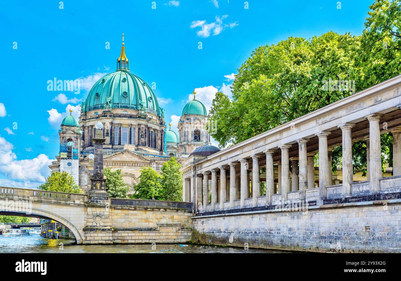 Berlin Cathedral (Berliner Dom), completed in the Baroque style in 1905 ...