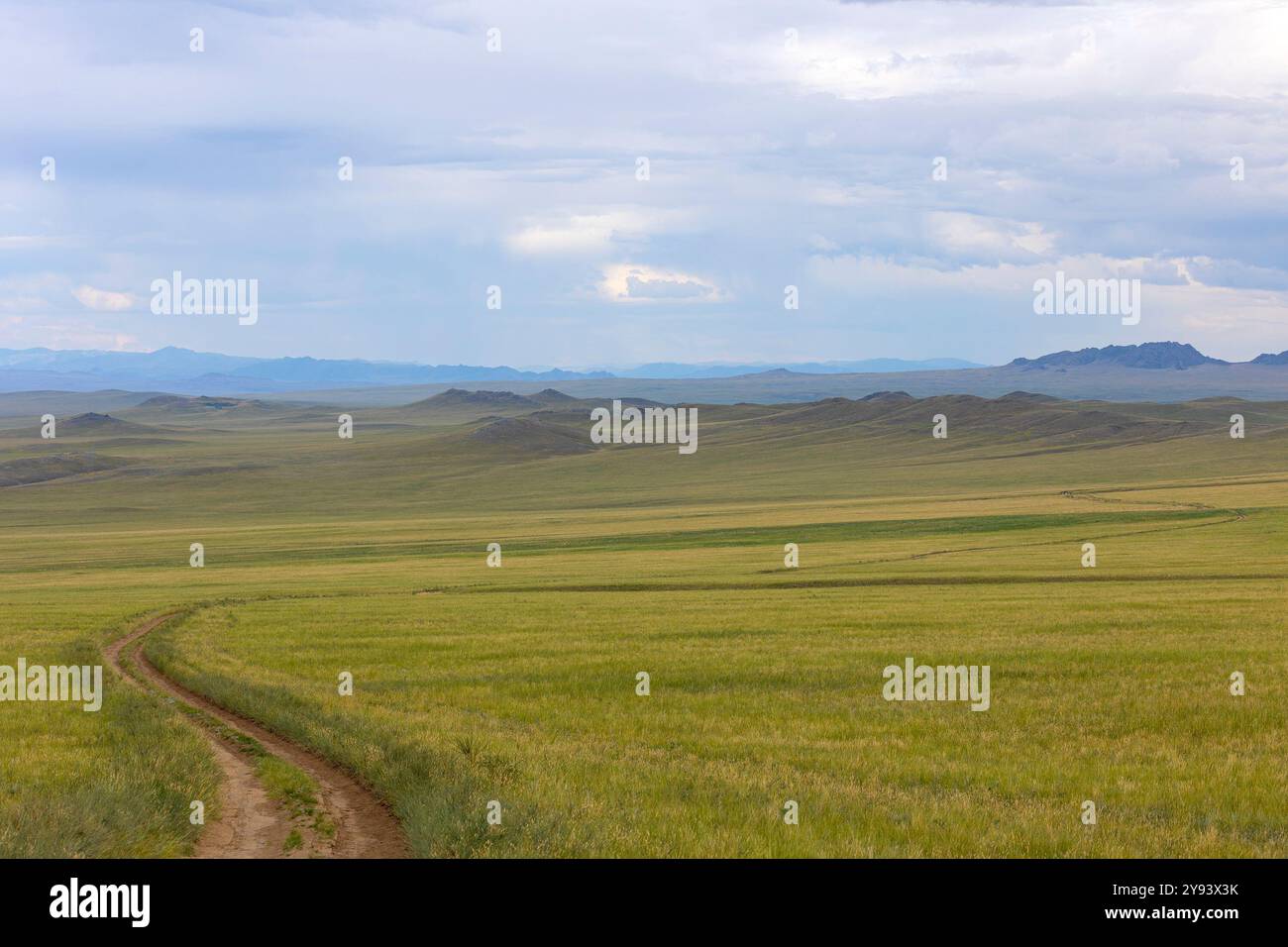 Nature of Eastern Siberia. Ubsunur basin. Republic of Tuva. Russia ...