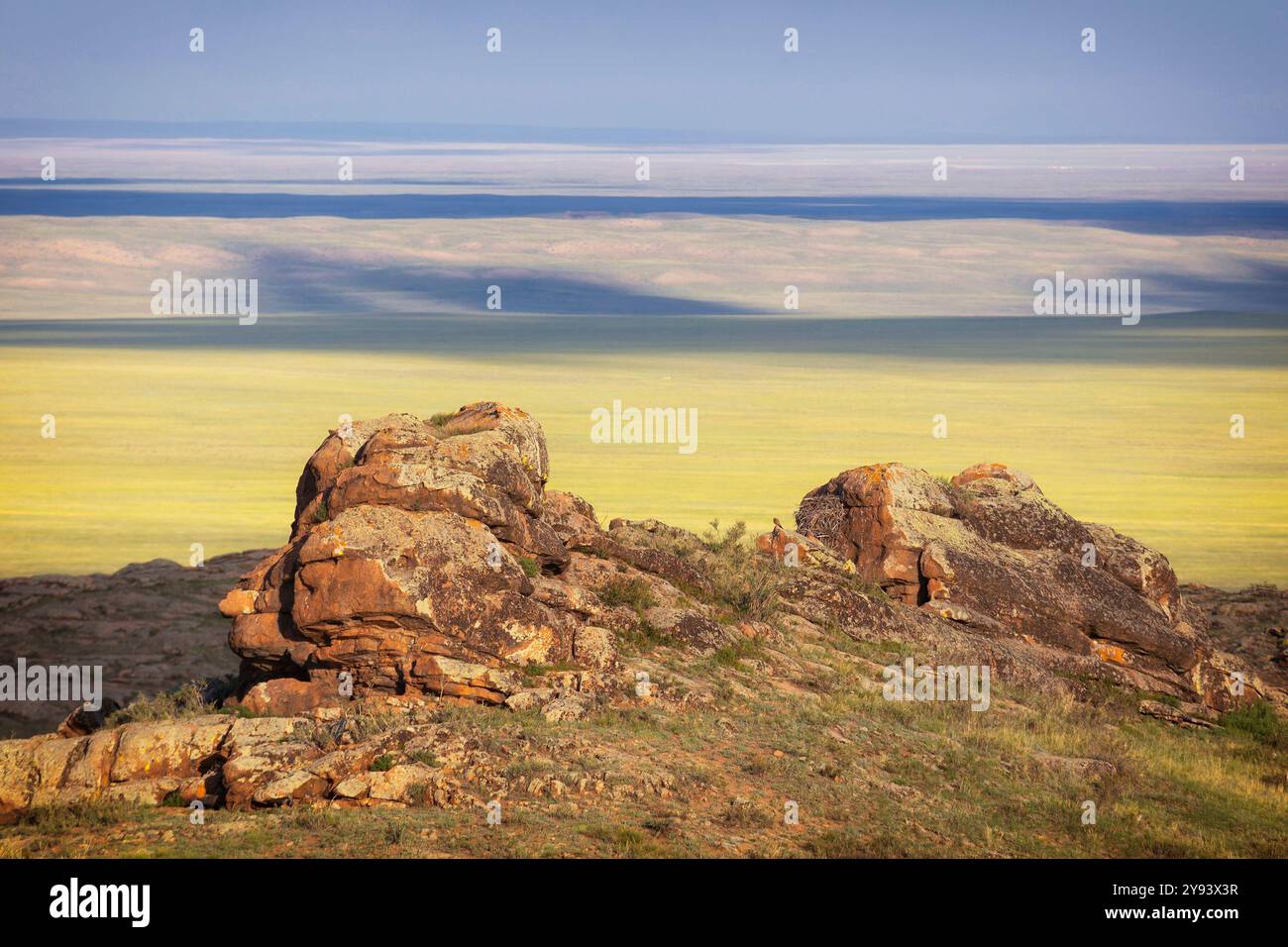 Nature of Eastern Siberia. Ubsunur basin. Republic of Tuva. Russia ...