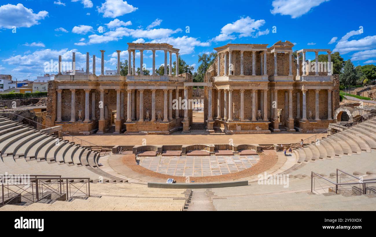 Roman Theater, UNESCO World Heritage Site, Merida, Estremadura, Spain ...