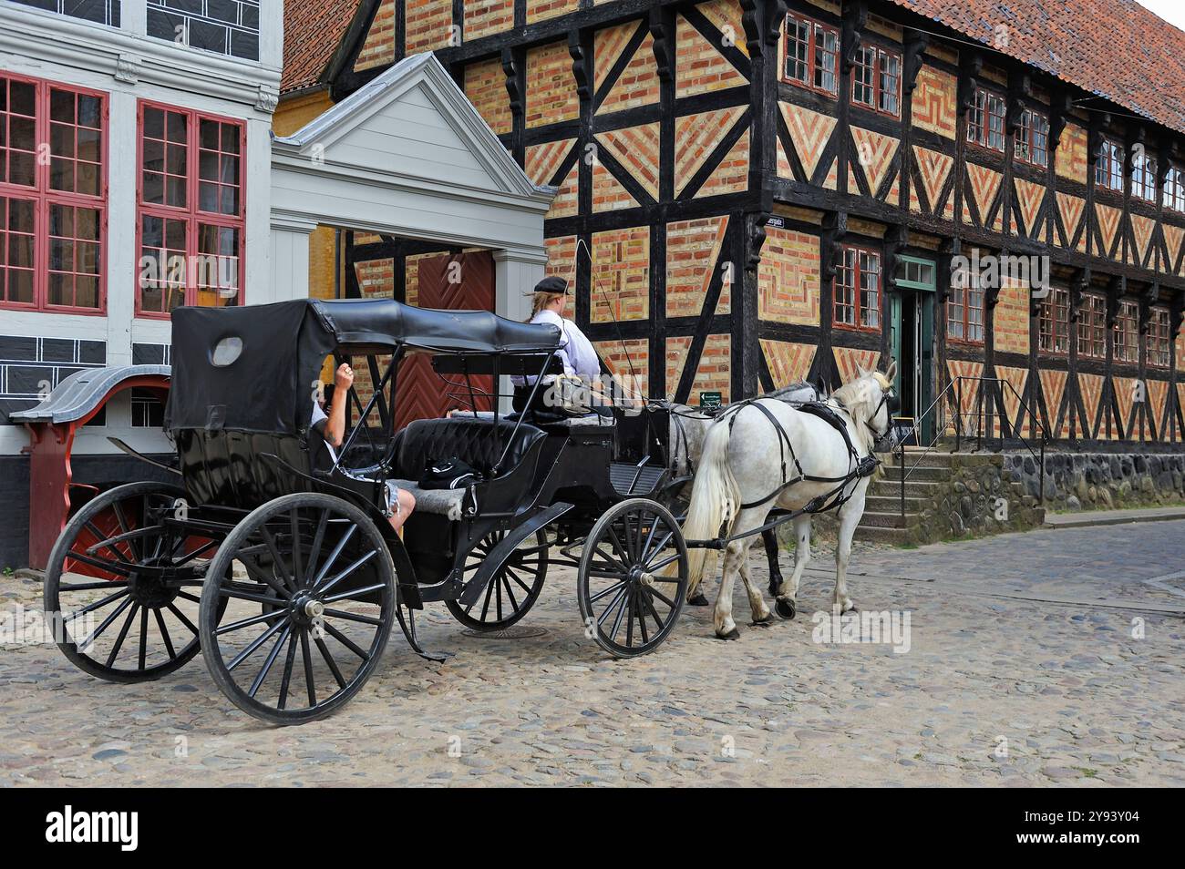 Den Gamle By (The Old Town), open air town museum of 75 historical ...