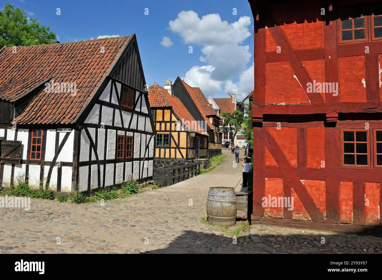 Den Gamle By (The Old Town), open air town museum of 75 historical ...