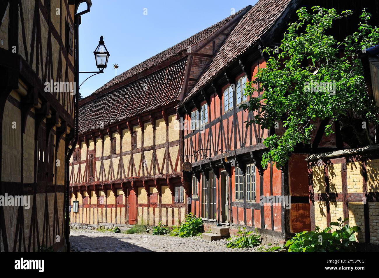 Den Gamle By (The Old Town), open air town museum of 75 historical ...