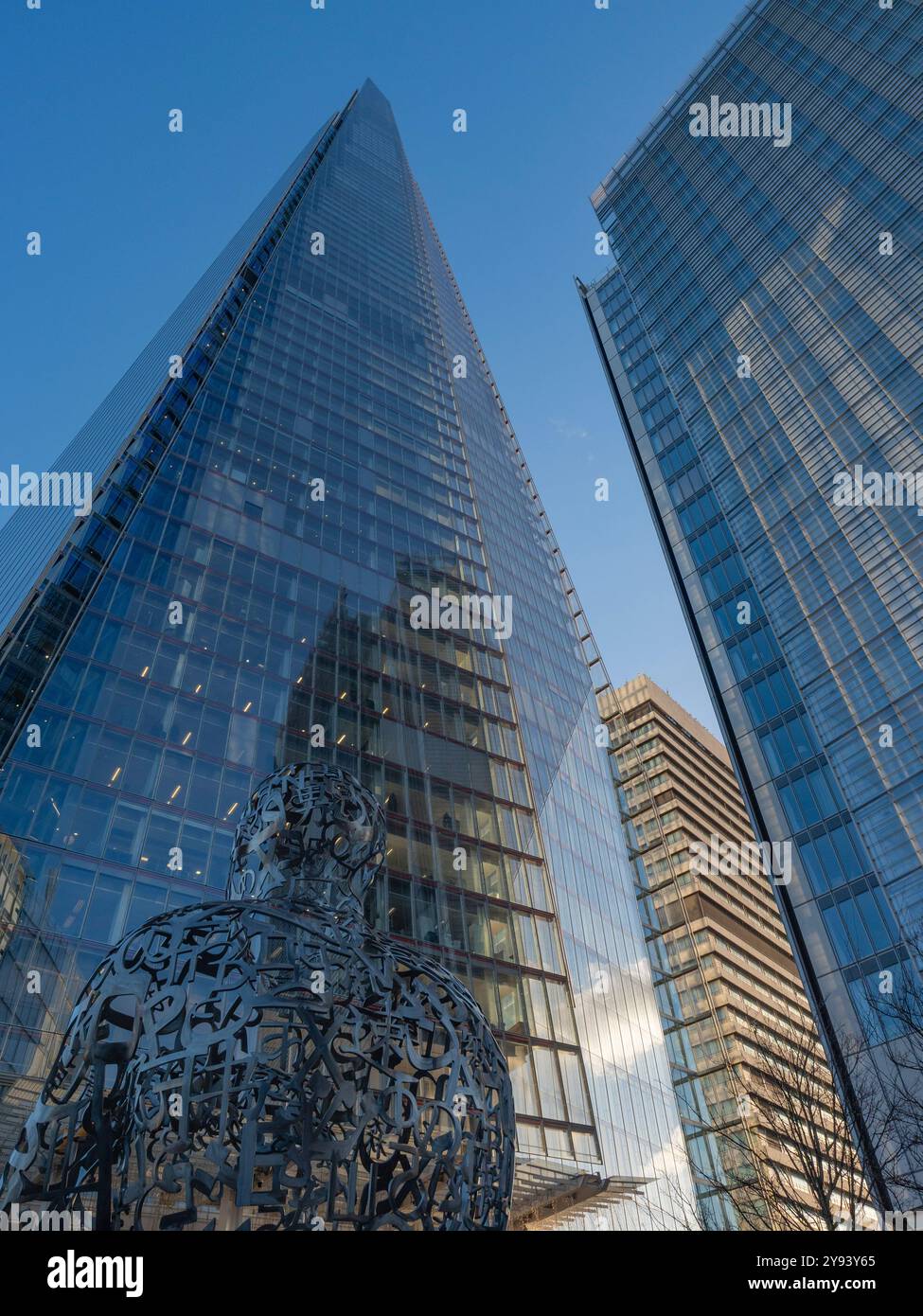 WE, a sculptural installation outside The Shard, London Bridge, London ...