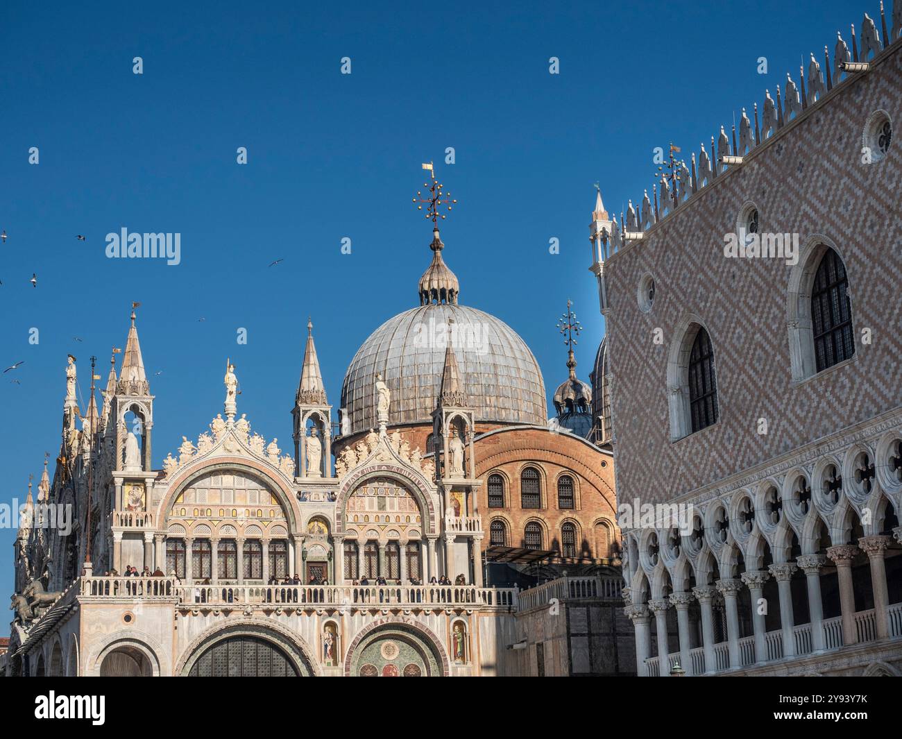 St. Mark's Basilica and the Doge's Palace, Venice, UNESCO World ...