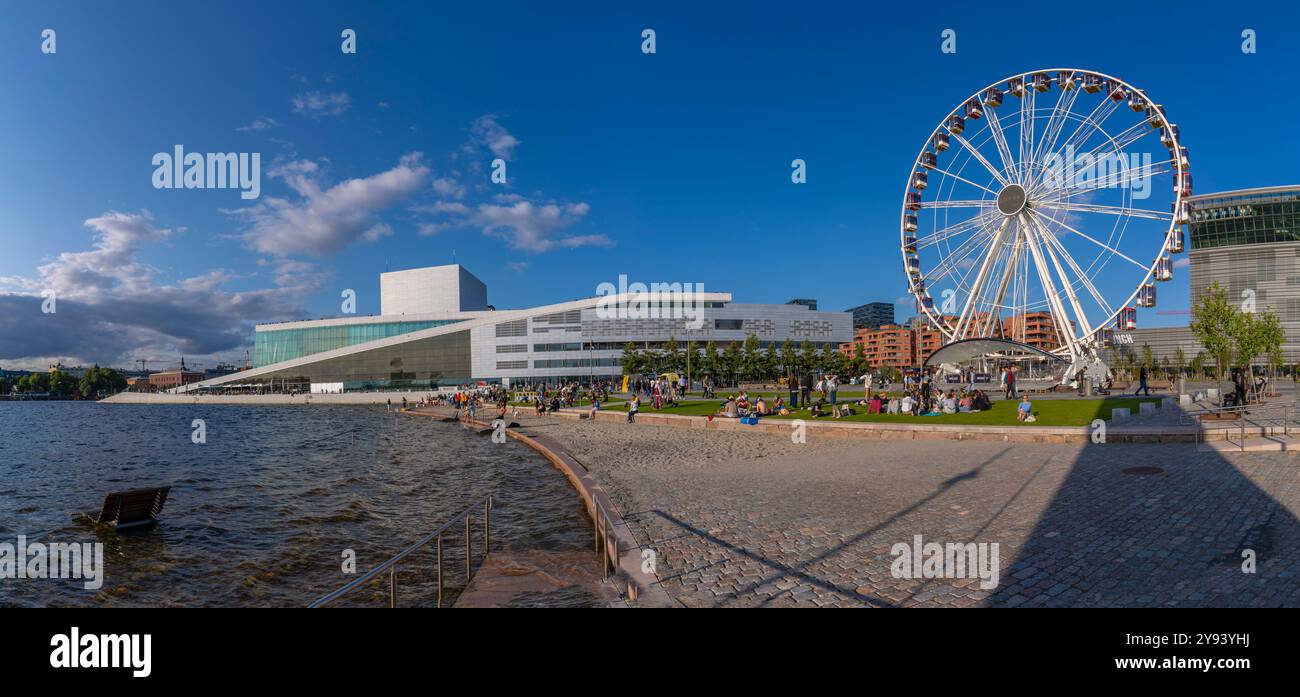 Oslo opera house river hi-res stock photography and images - Alamy