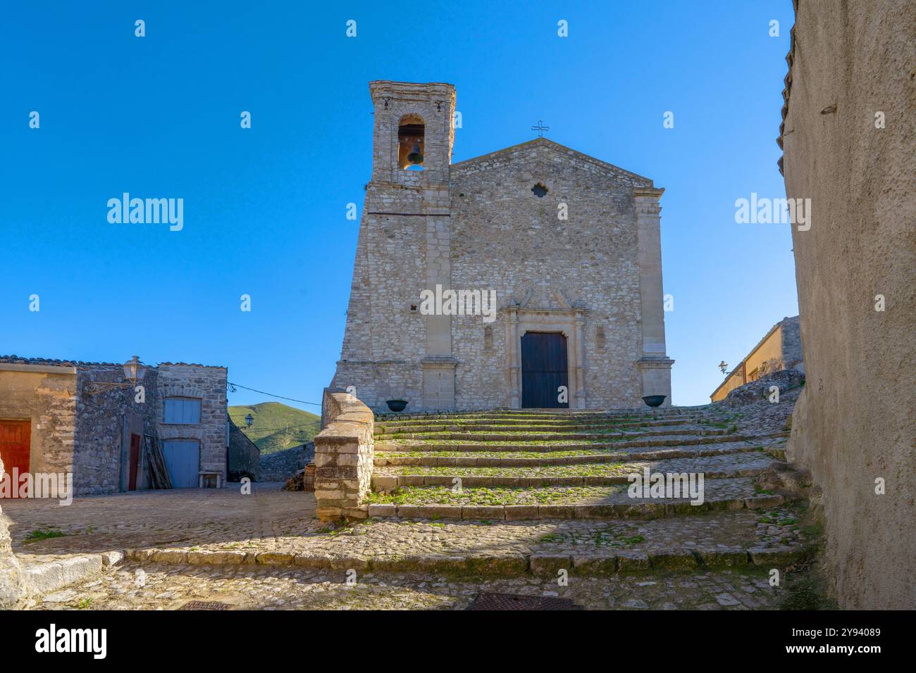 Church of St. Nicholas, Palazzo Adriano, Palaermo, Sicily, Italy ...