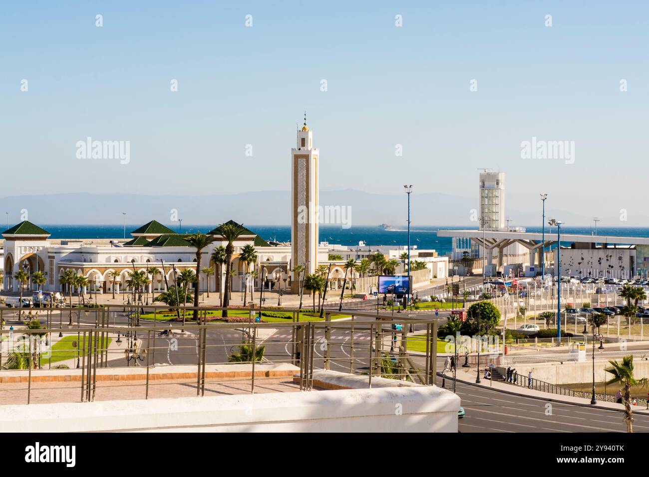 Lalla Abla Mosque (Port Mosque) at the port of Tangier, Tangier ...