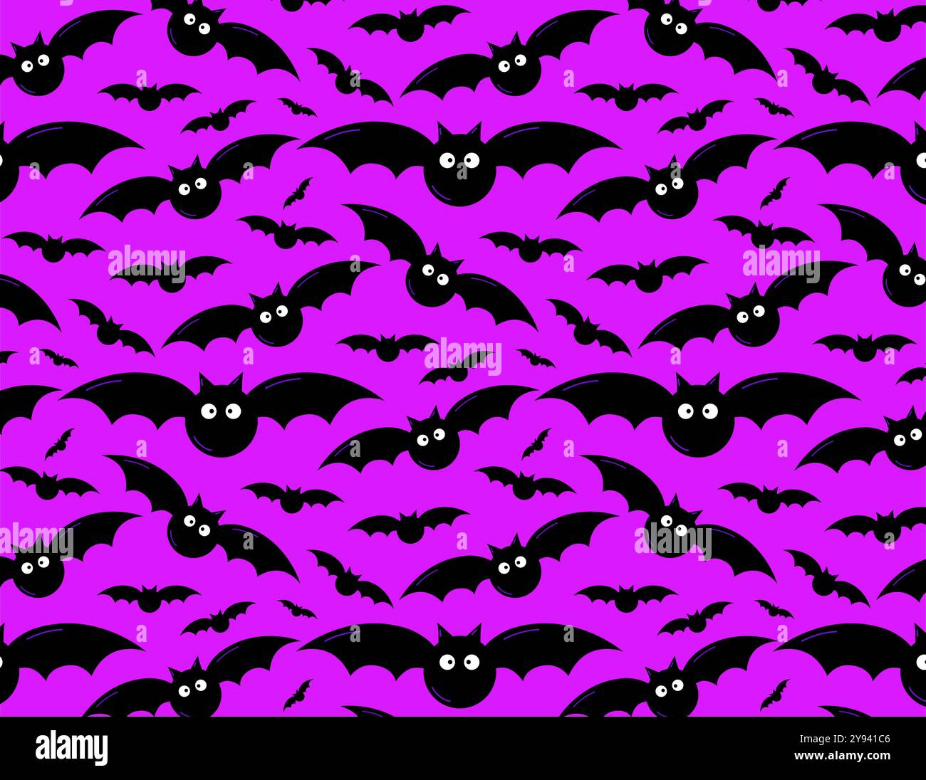 Halloween seamless pattern with flying bats. Background for print ...