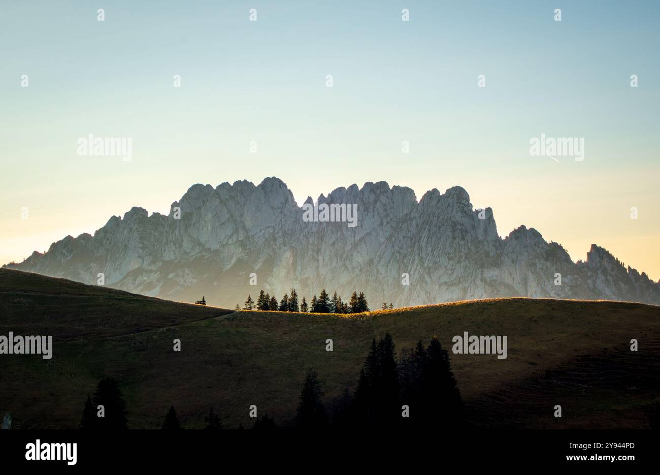 Capture the ethereal beauty of the Swiss Alps in Jaun, under the soft ...