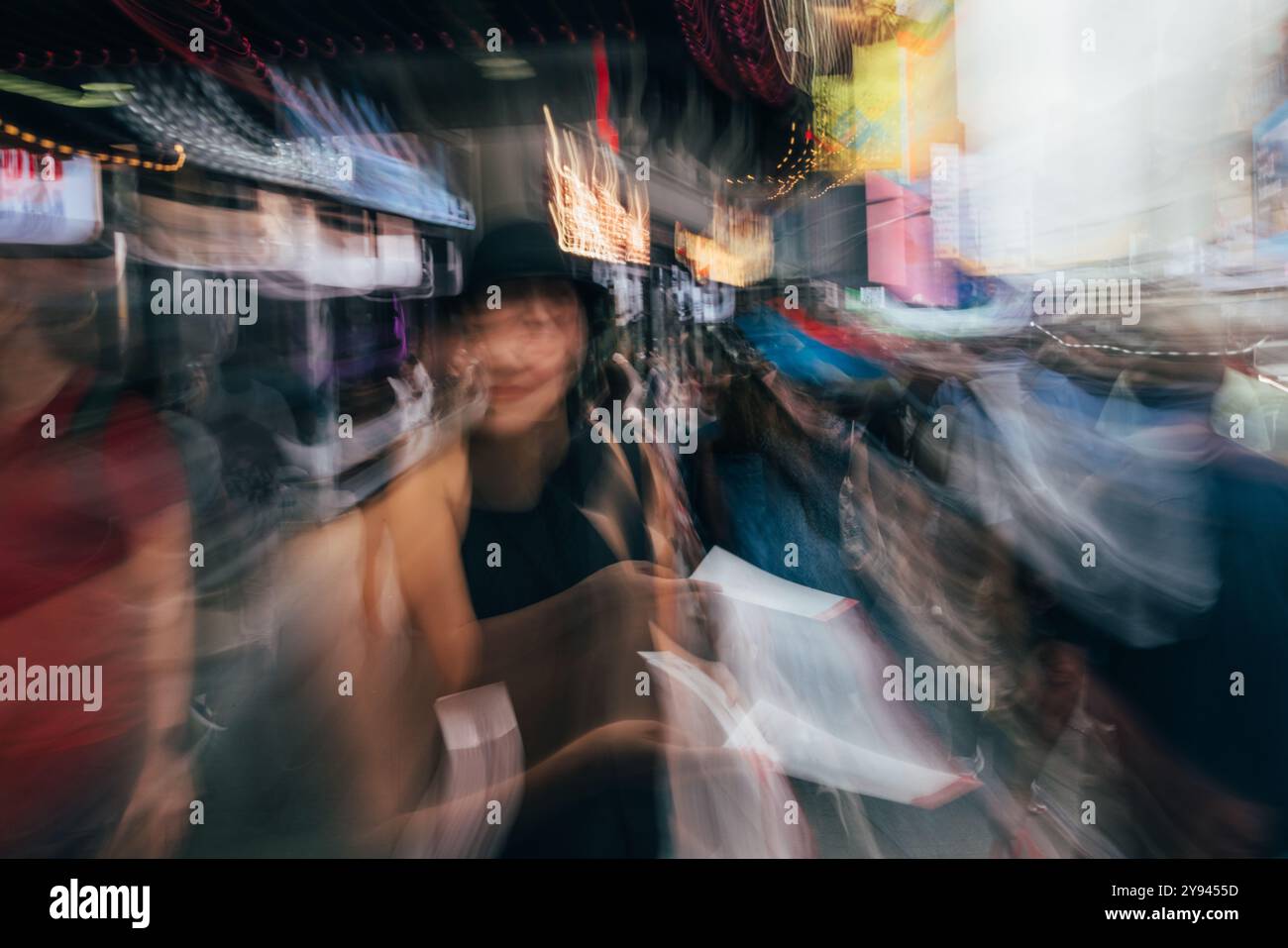 Fast paced lifestyle and a vibrant nightlife hi-res stock photography ...