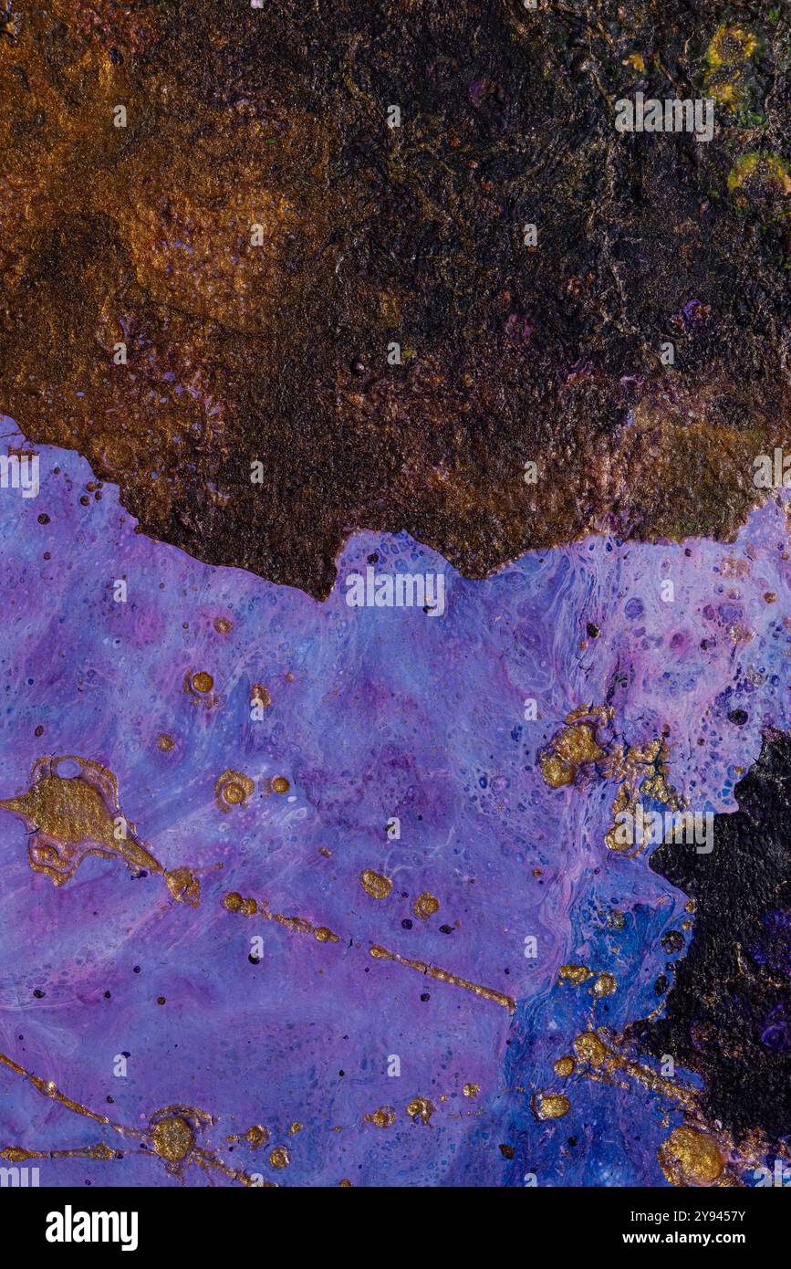 Swirls of vibrant hues merging hi-res stock photography and images - Alamy