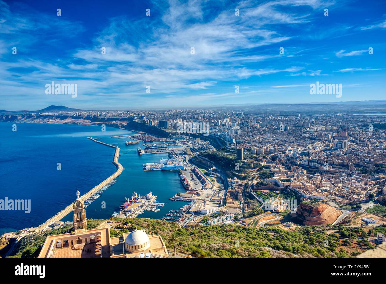 Oran cityscape from Santa Cruz, Algeria Stock Photo - Alamy