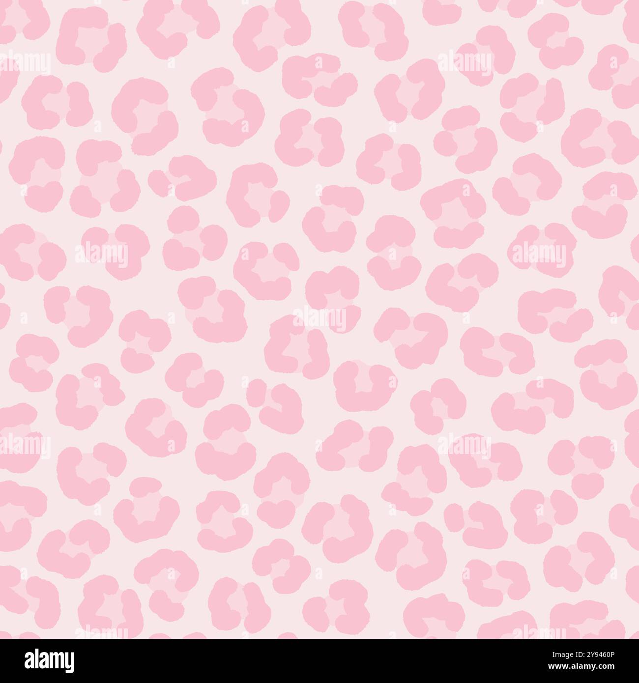 animal print. pink leopard spots seamless vector pattern. good for ...