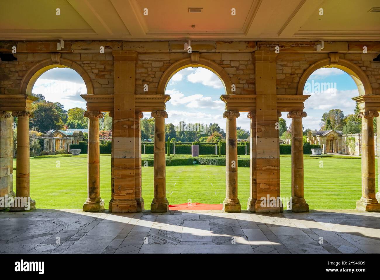 Hever, UK. 4 Oct 2024. Around the grounds and exterior of 13th century ...