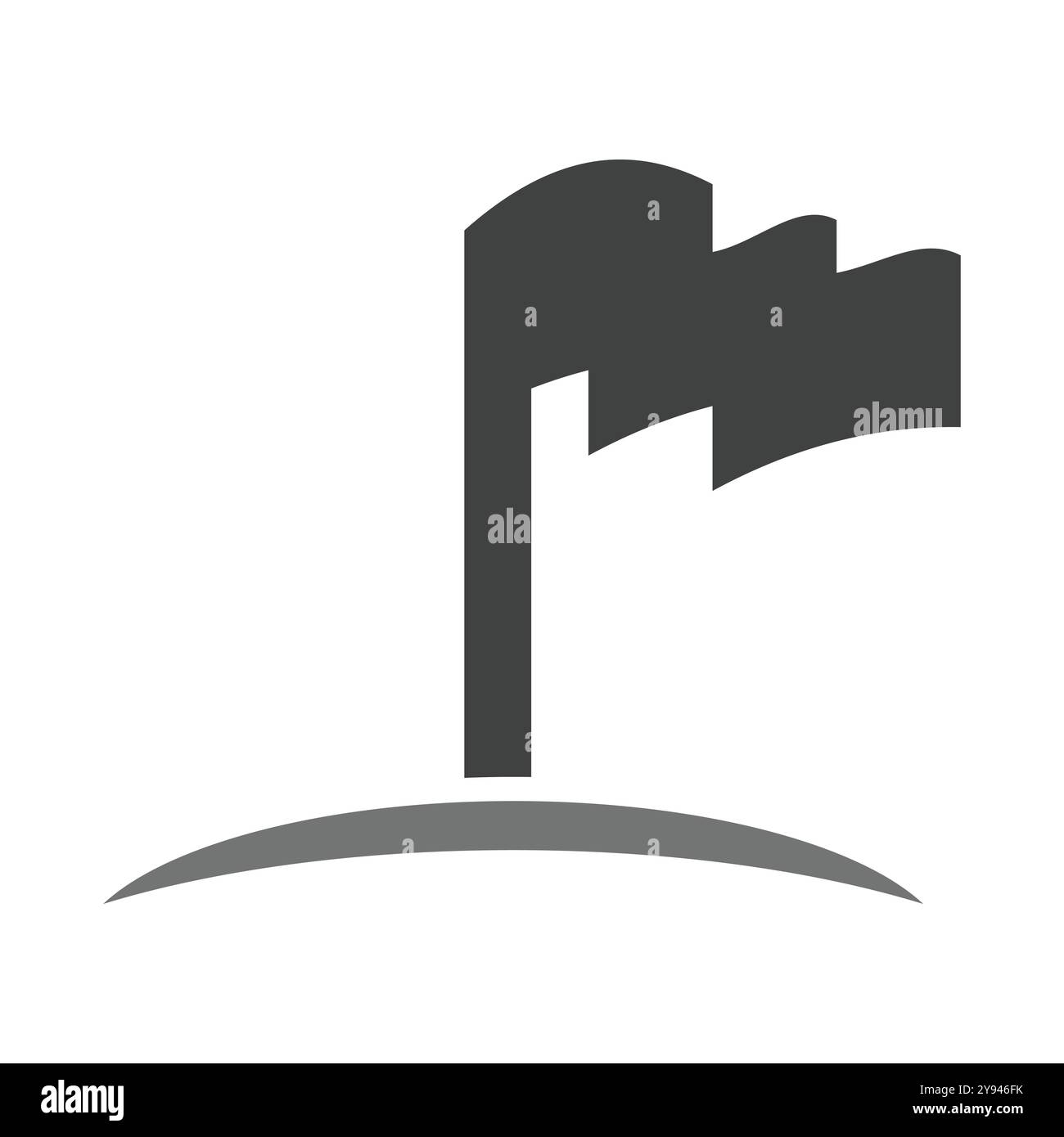 flag icon logo design template Stock Vector Image & Art - Alamy