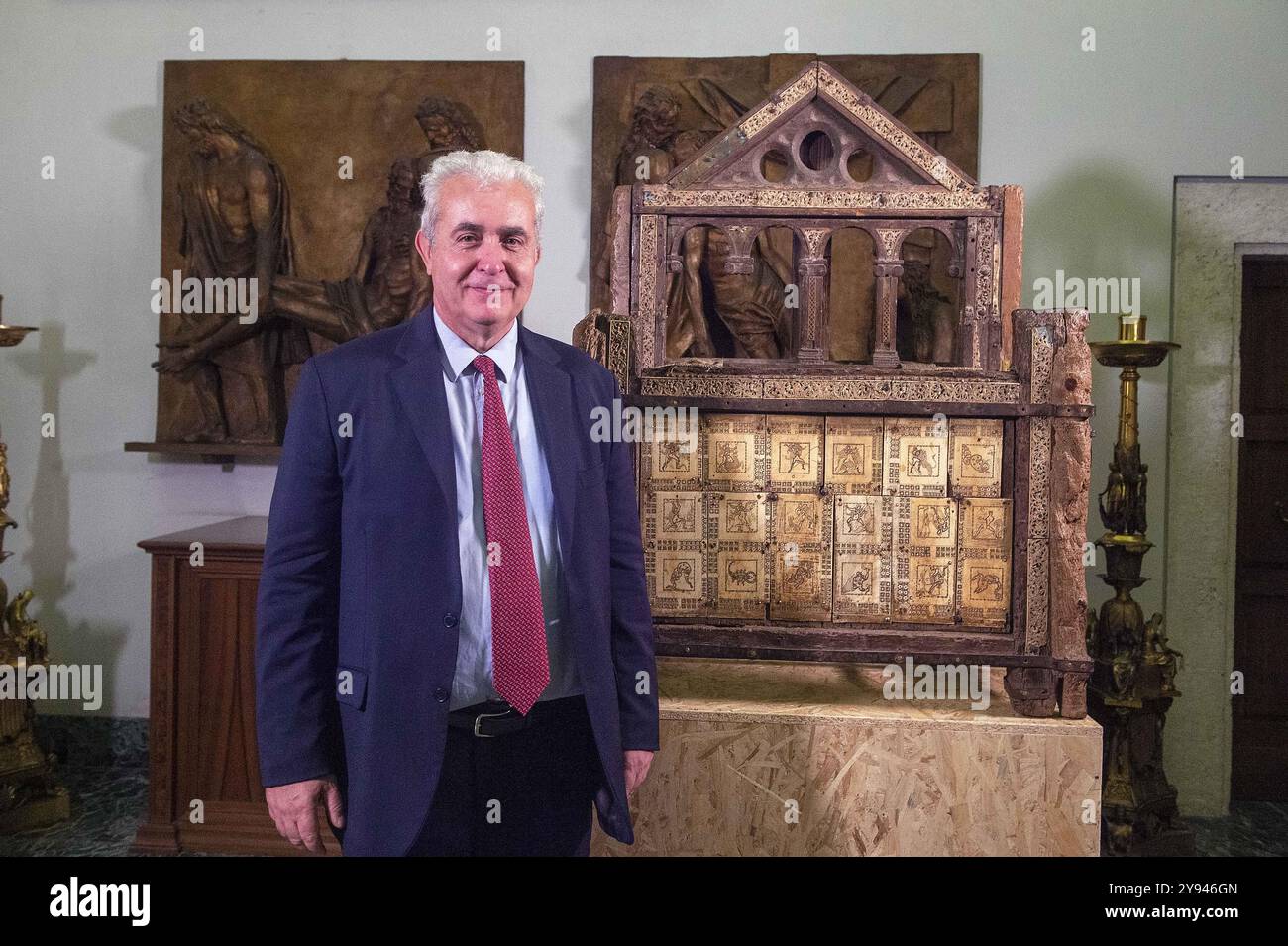 **NO LIBRI** Italy, Rome, Vatican, 2024/10/08. Archaeologist Peter ...