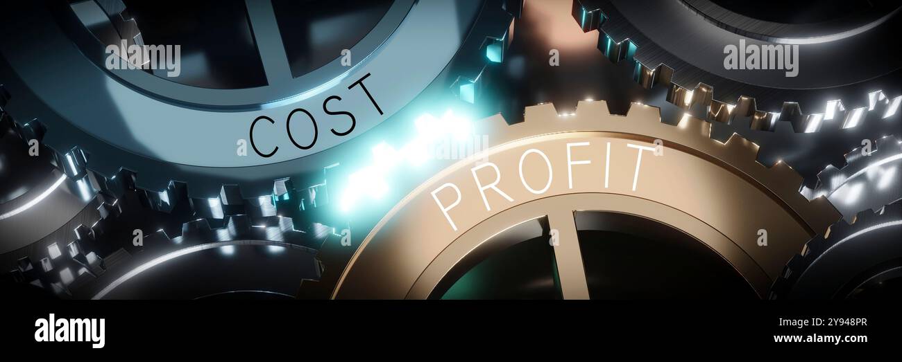 3d text profit concept illustration hi-res stock photography and images ...