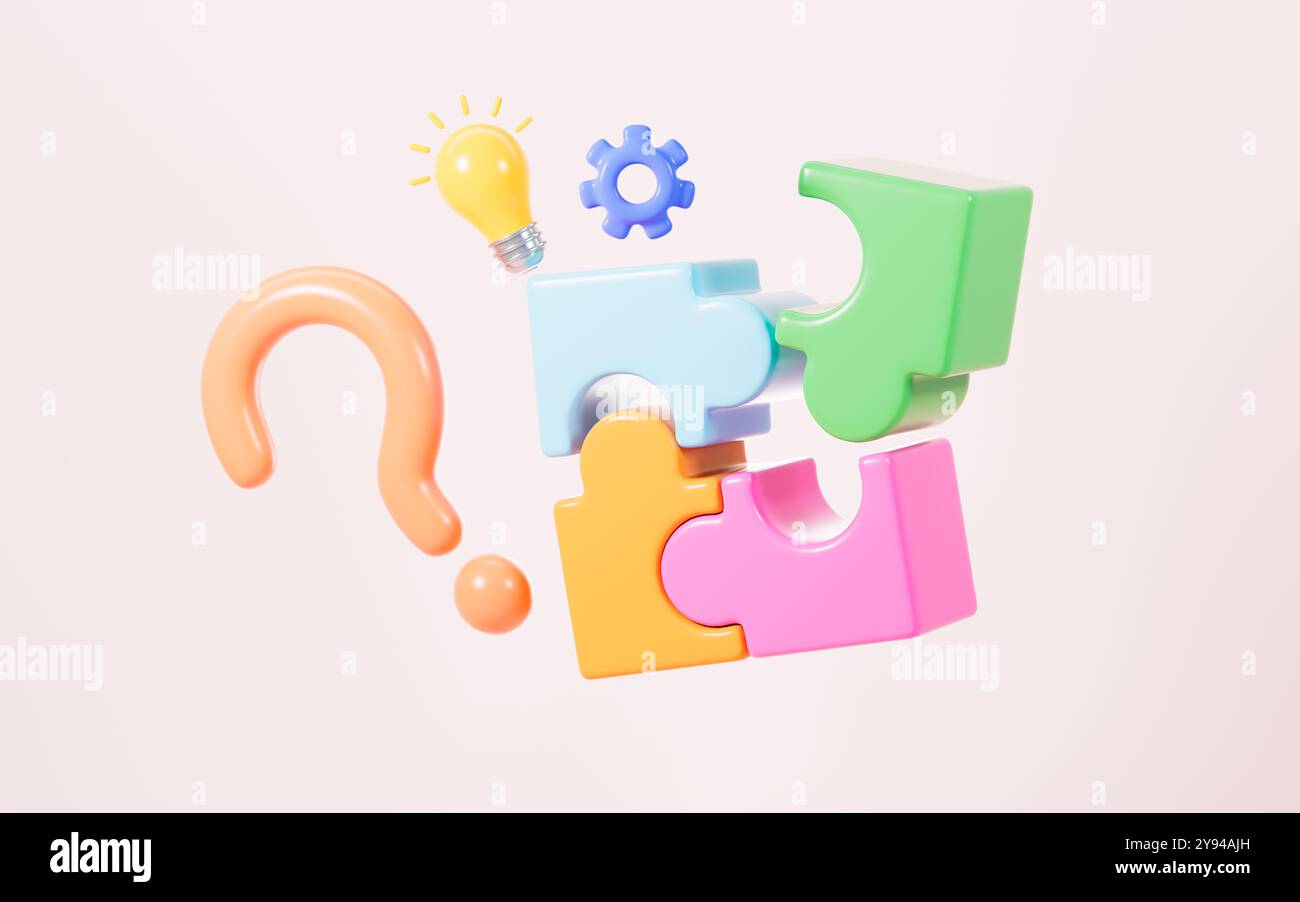 Jigsaw puzzle connecting, cooperation and teamwork , partnership and ...