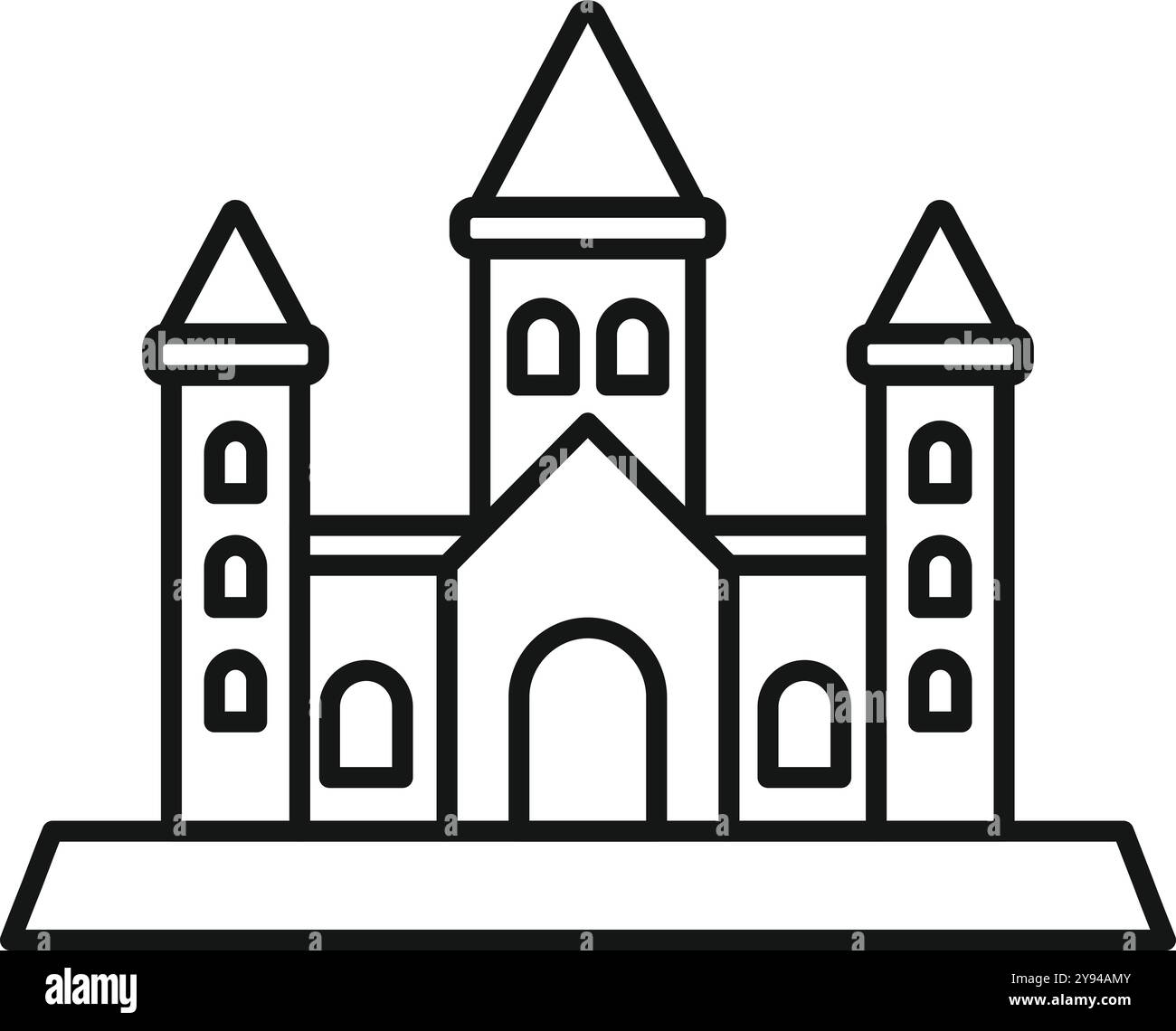 Medieval times architecture Cut Out Stock Images & Pictures - Alamy