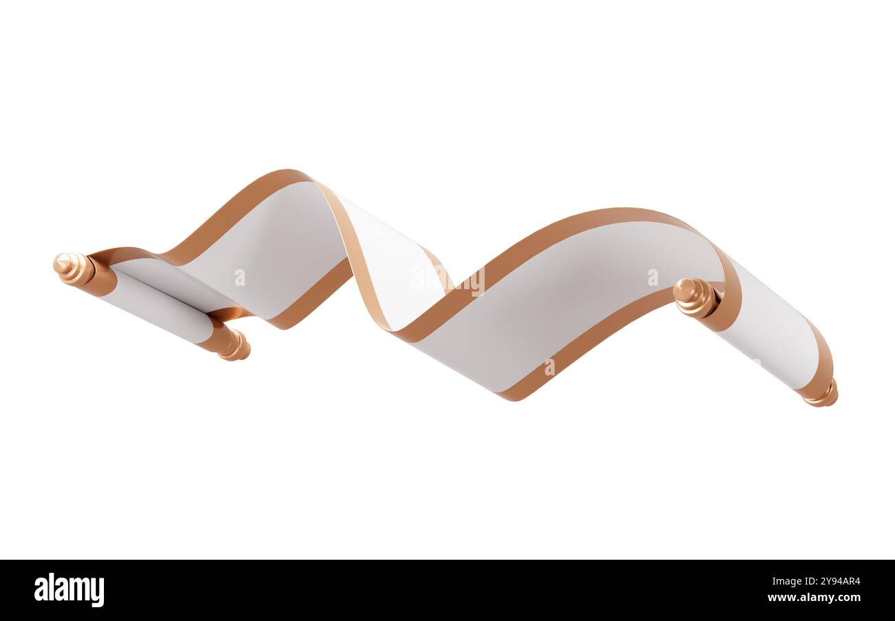 Chinese style empty scroll, Chinese style background, Chinese style element, 3d rendering. 3d ...