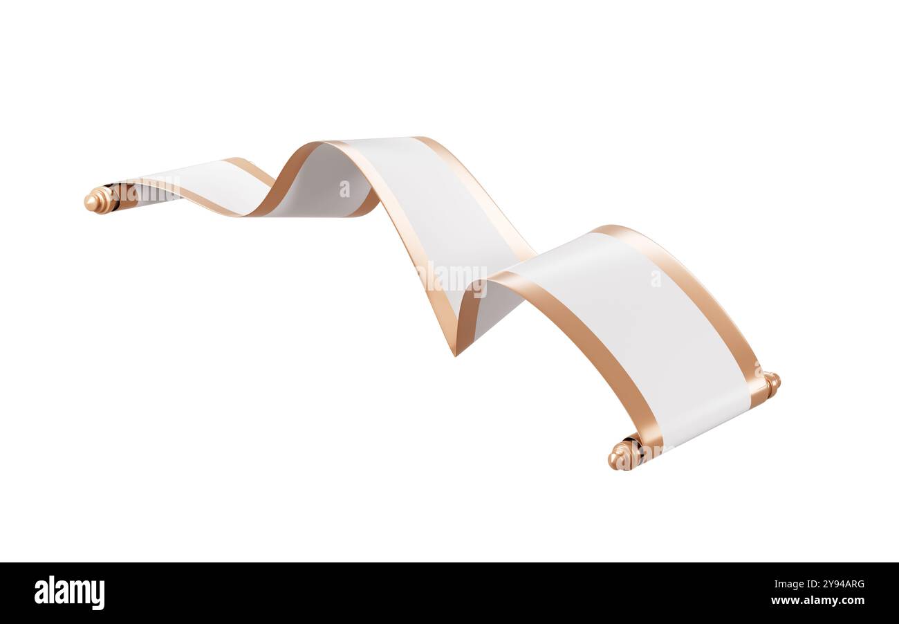 Chinese style empty scroll, Chinese style background, Chinese style element, 3d rendering. 3d ...