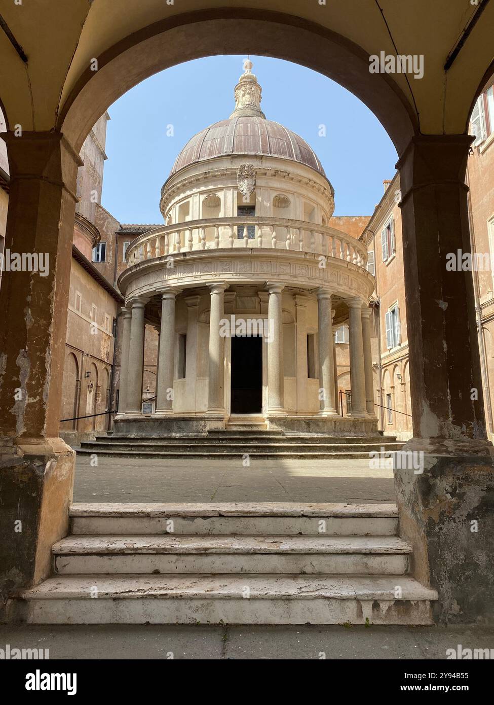 Tempietto de San Pietro in Montorio, Trastevere, Rome, Italy Stock ...