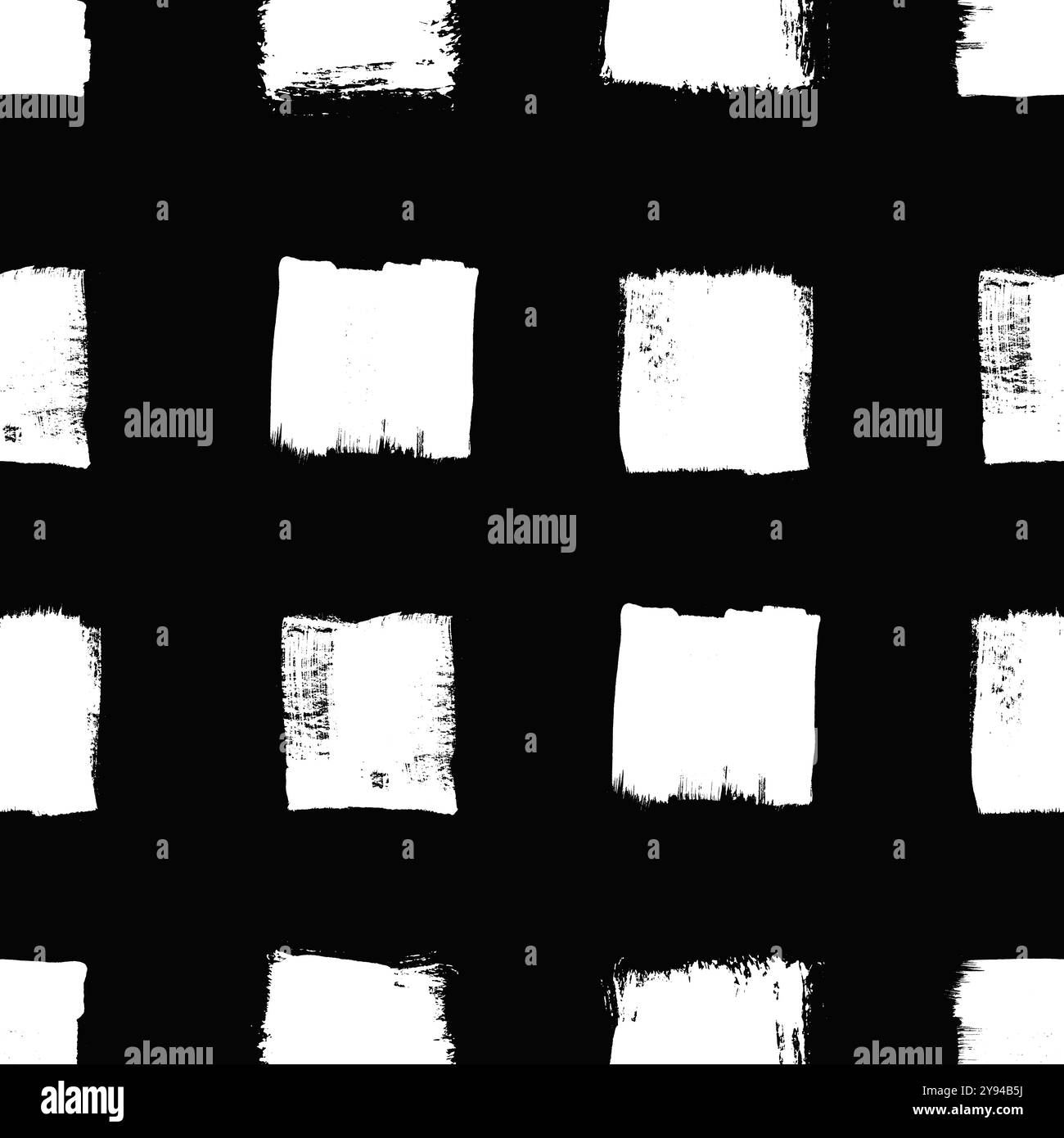Abstract brush squares Black and White Stock Photos & Images - Alamy