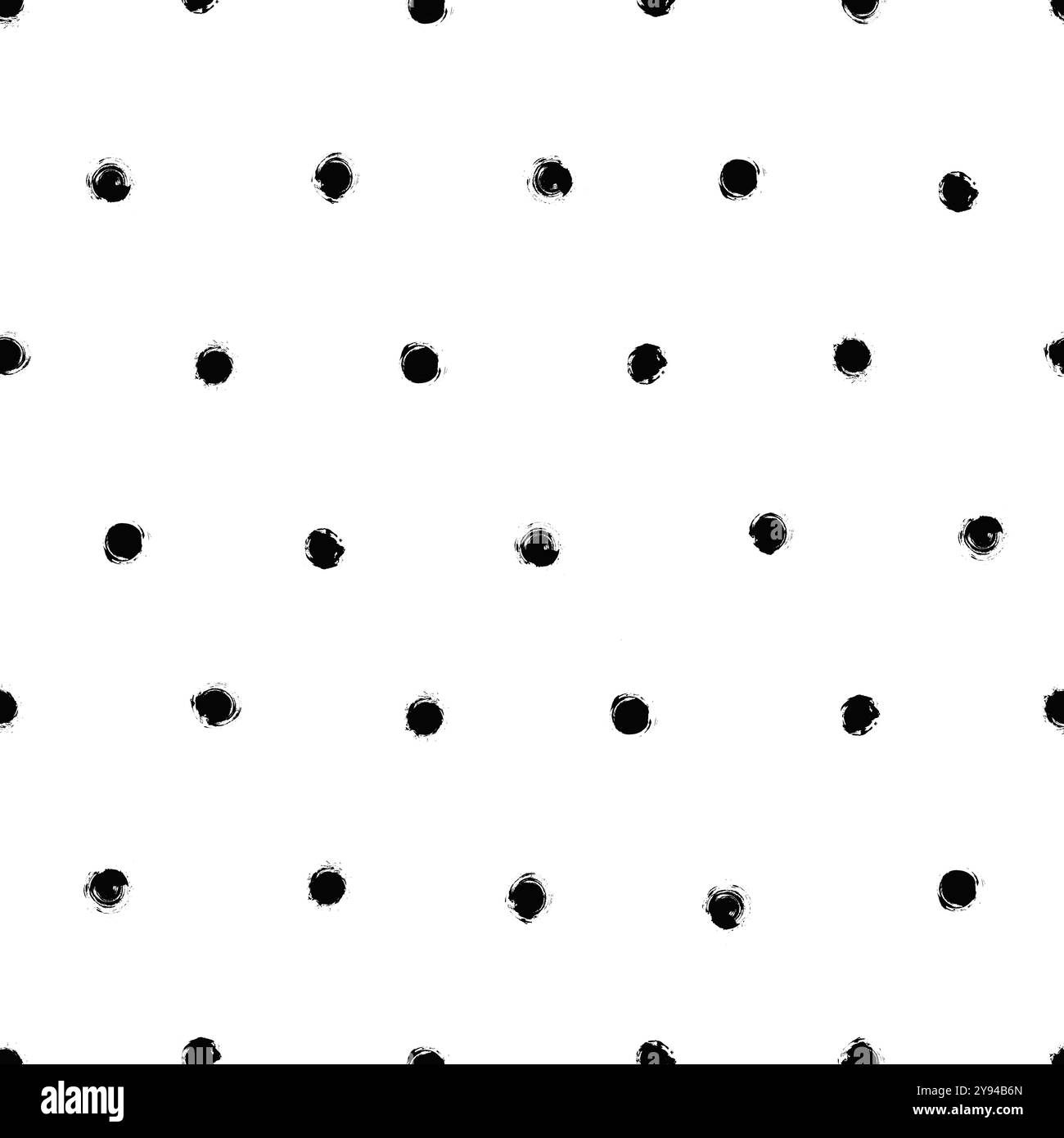 Vector dots pattern. Brush background Stock Vector Image & Art - Alamy