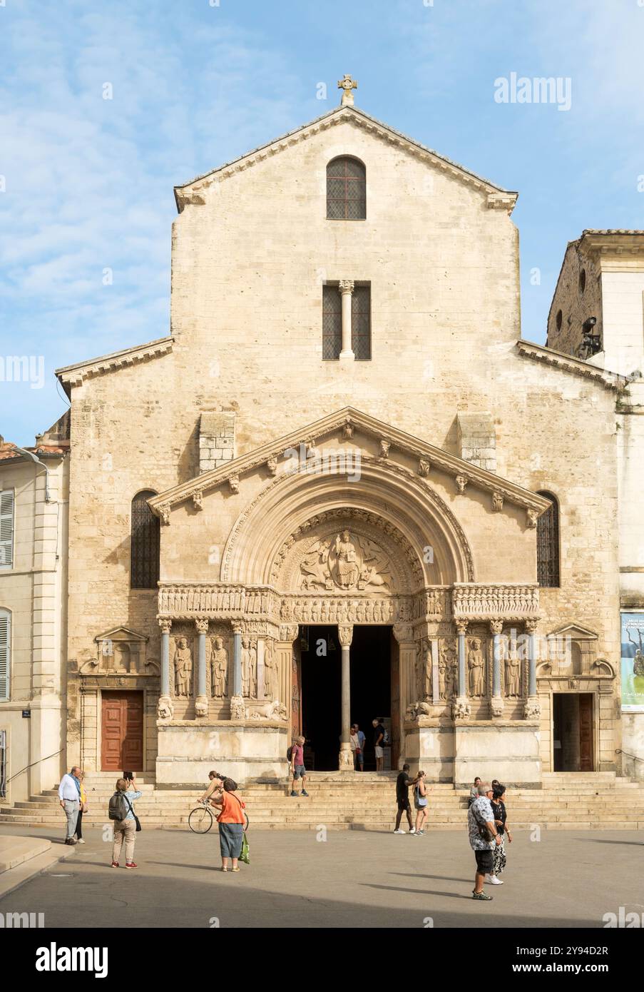 The Church of St. Trophime in Arles, France Stock Photo - Alamy