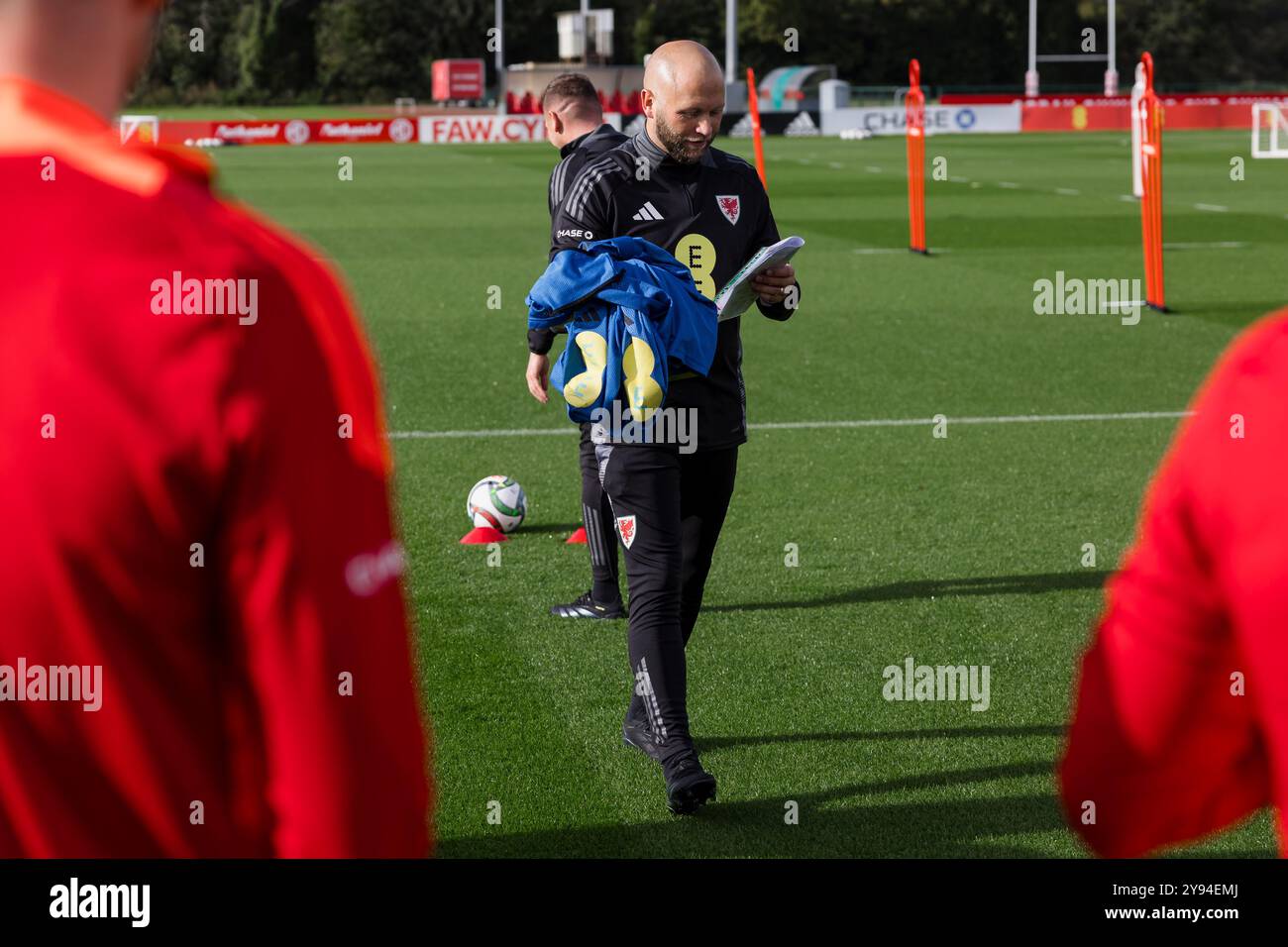 PONTYCLUN, WALES - 07 OCTOBER 2024: Wales’ Assistant Coach James ...