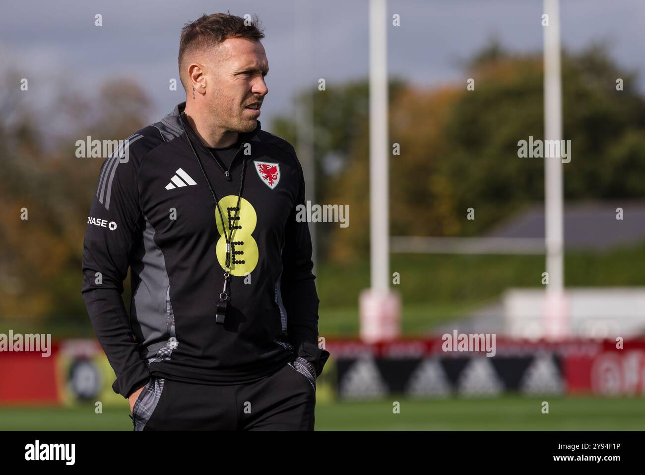 PONTYCLUN, WALES - 07 OCTOBER 2024: Wales’ National Team Manager Craig ...