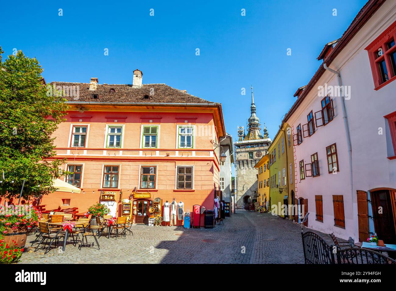 Old building in romania hi-res stock photography and images - Alamy