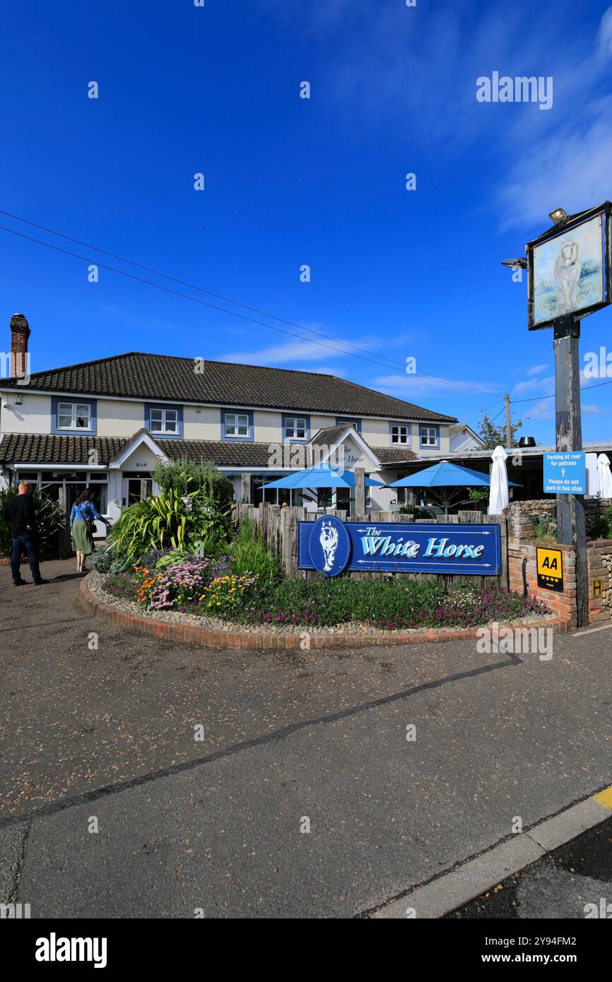 The White Horse Brancaster Staithe village, North Norfolk, England, UK ...