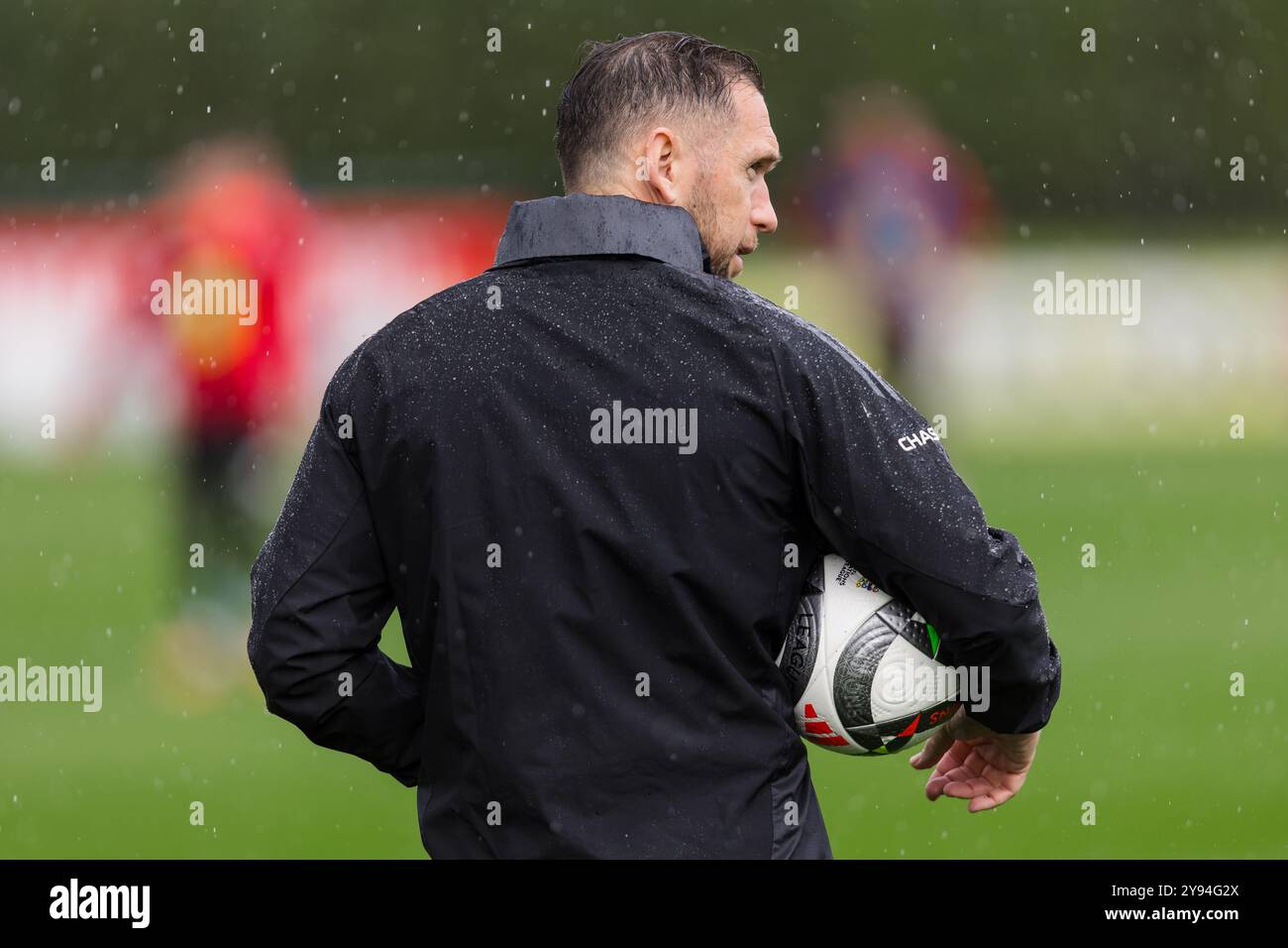 PONTYCLUN, WALES - 08 OCTOBER 2024: Wales’ Assistant Coach Andrew ...