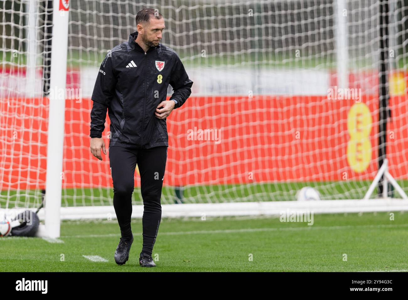 PONTYCLUN, WALES - 08 OCTOBER 2024: Wales’ Assistant Coach Andrew ...