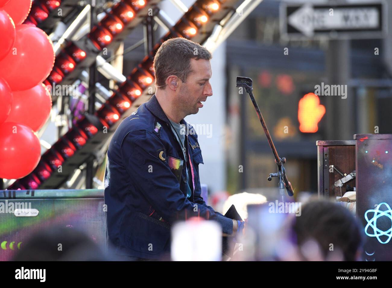 Chris Martin - Coldplay performs on NBC's "Today" Show at Rockefeller ...