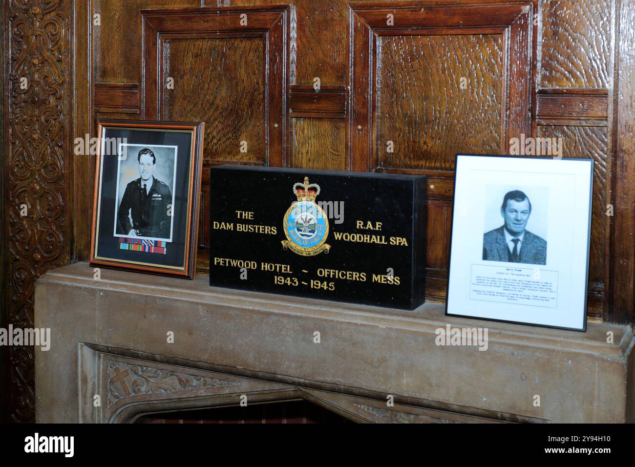 The 617 Dambuster squadron bar, Petwood Hotel, used by the RAF as an ...