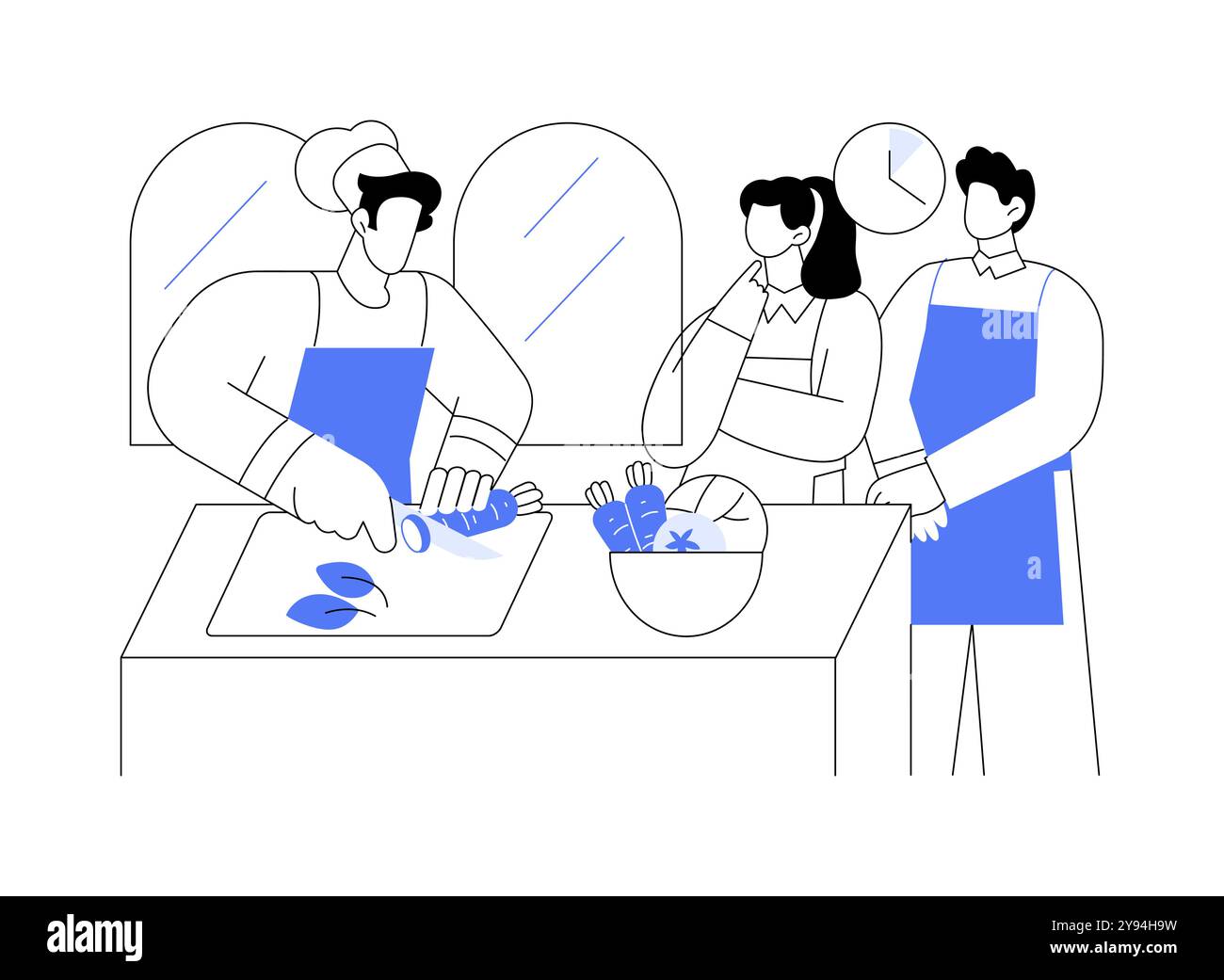 Culinary arts isolated cartoon vector illustrations Stock Vector Image ...