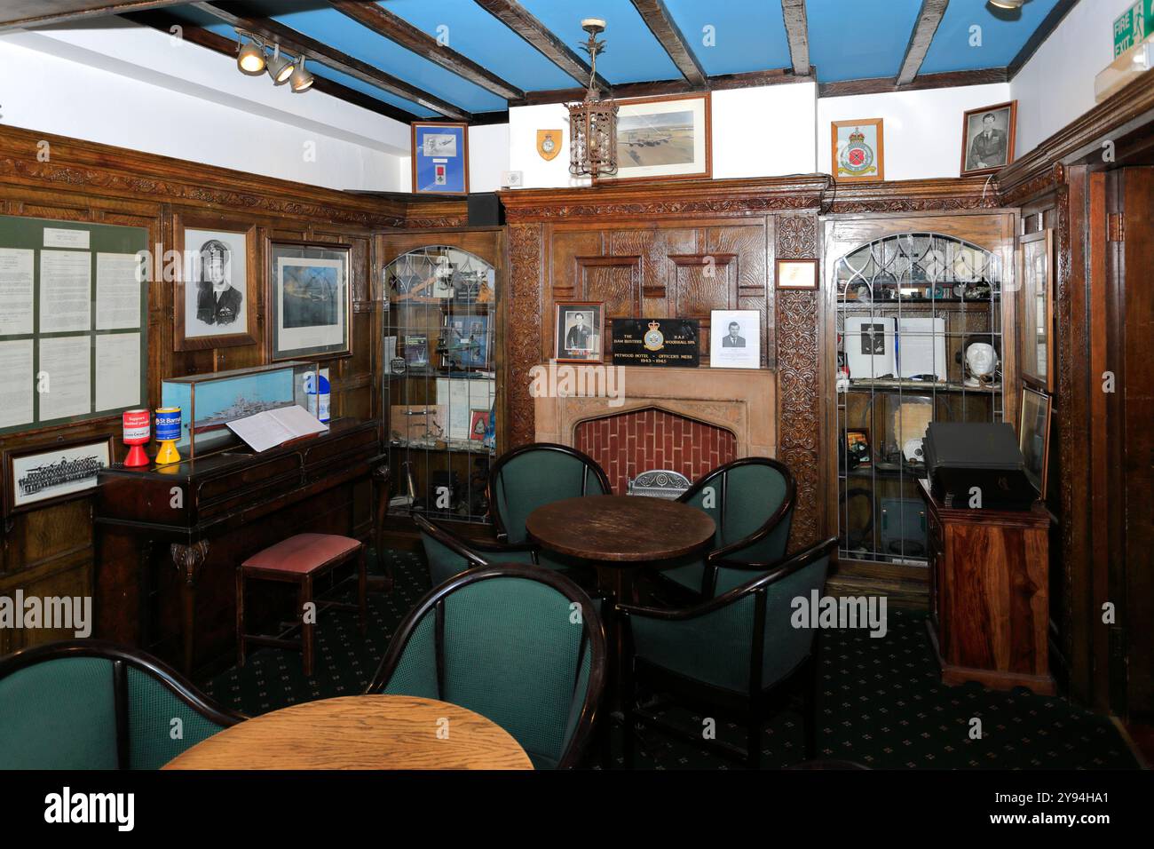 The 617 Dambuster squadron bar, Petwood Hotel, used by the RAF as an ...