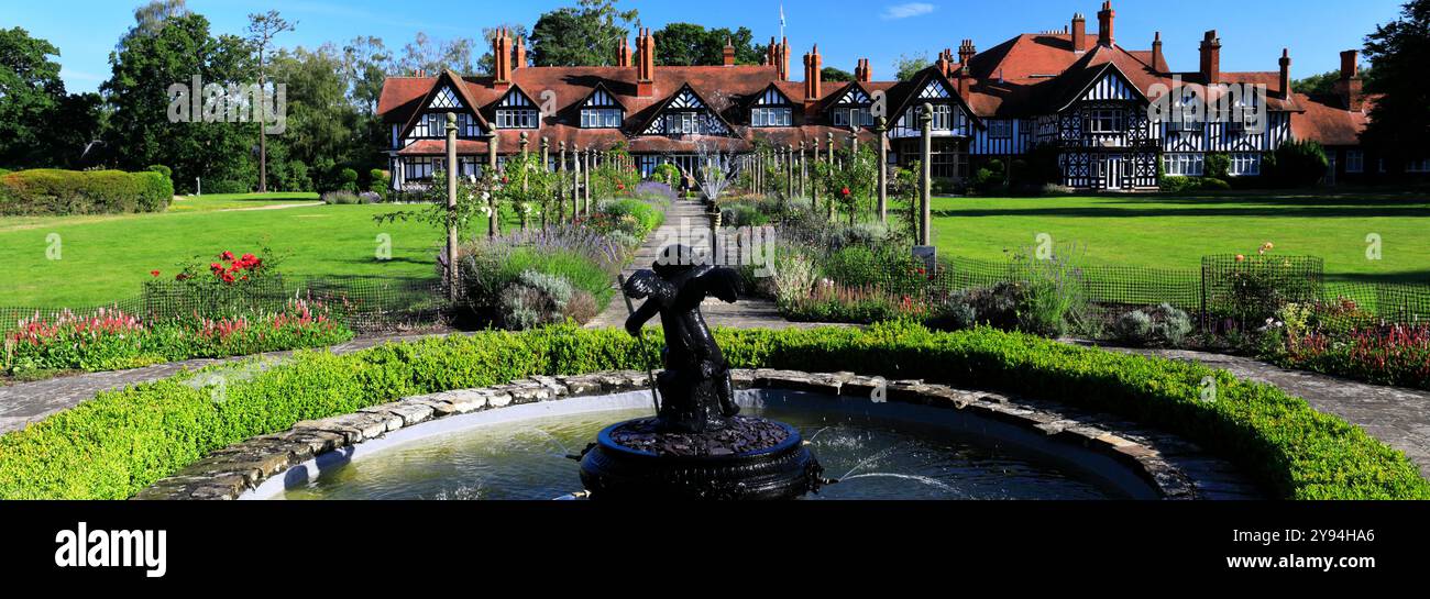 The Petwood Hotel and gardens, used by the RAF as an officers Mess ...