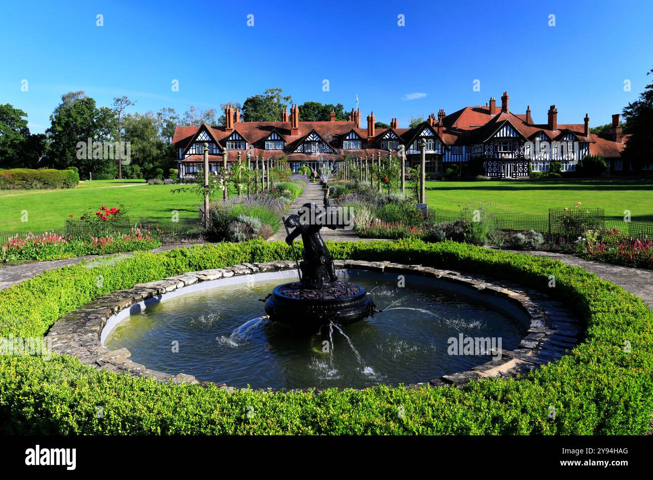 The Petwood Hotel and gardens, used by the RAF as an officers Mess ...