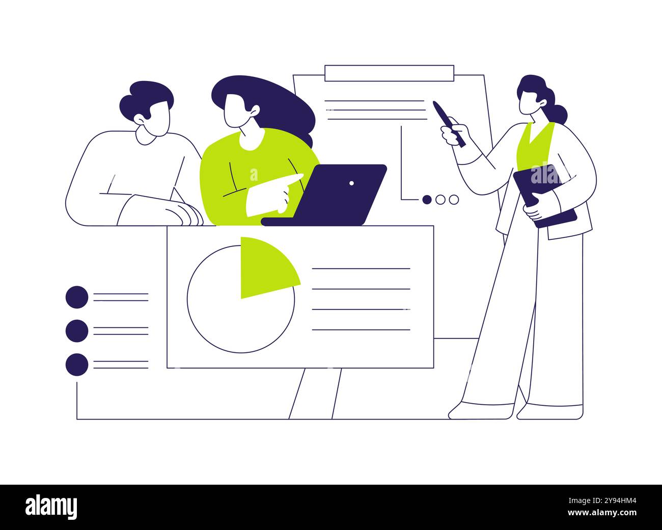 Meet stakeholders abstract concept vector illustration Stock Vector ...