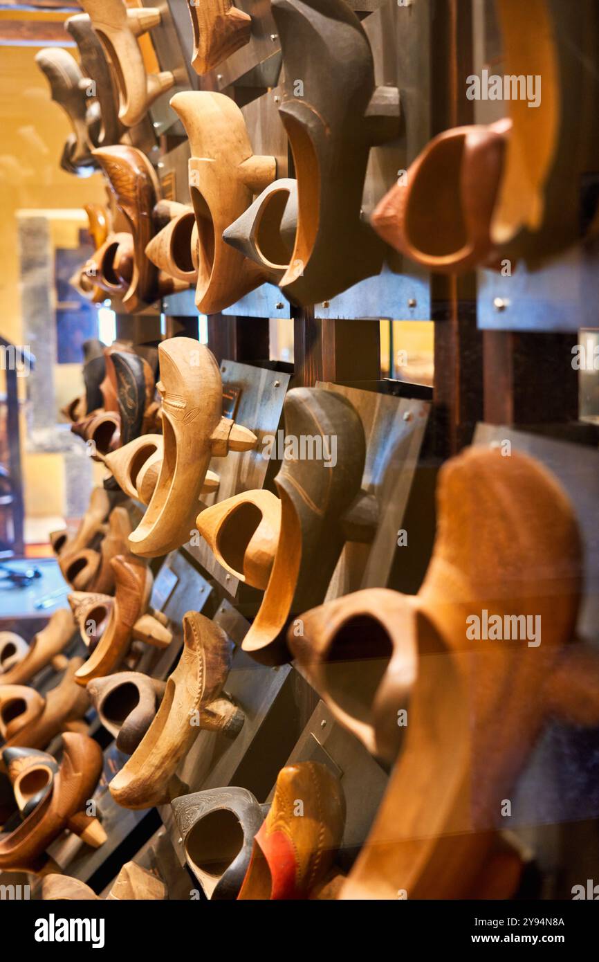 Wooden clogs, Wood museum, Museo de la Madera y de la Madreña, Parque ...