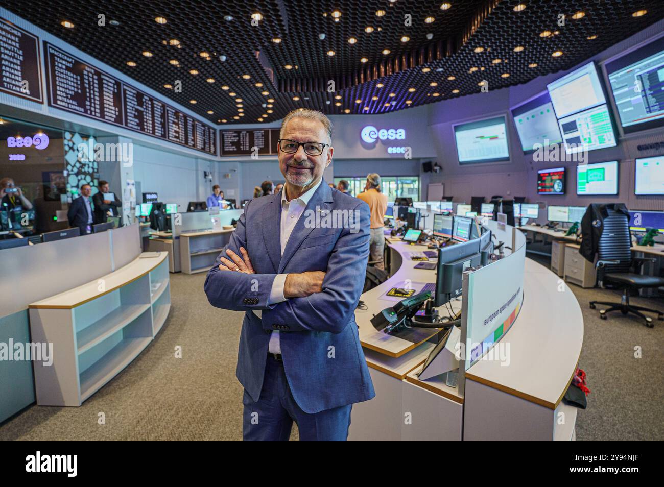 Darmstadt, Germany. 07th Oct, 2024. Josef Aschbacher, Director General ...